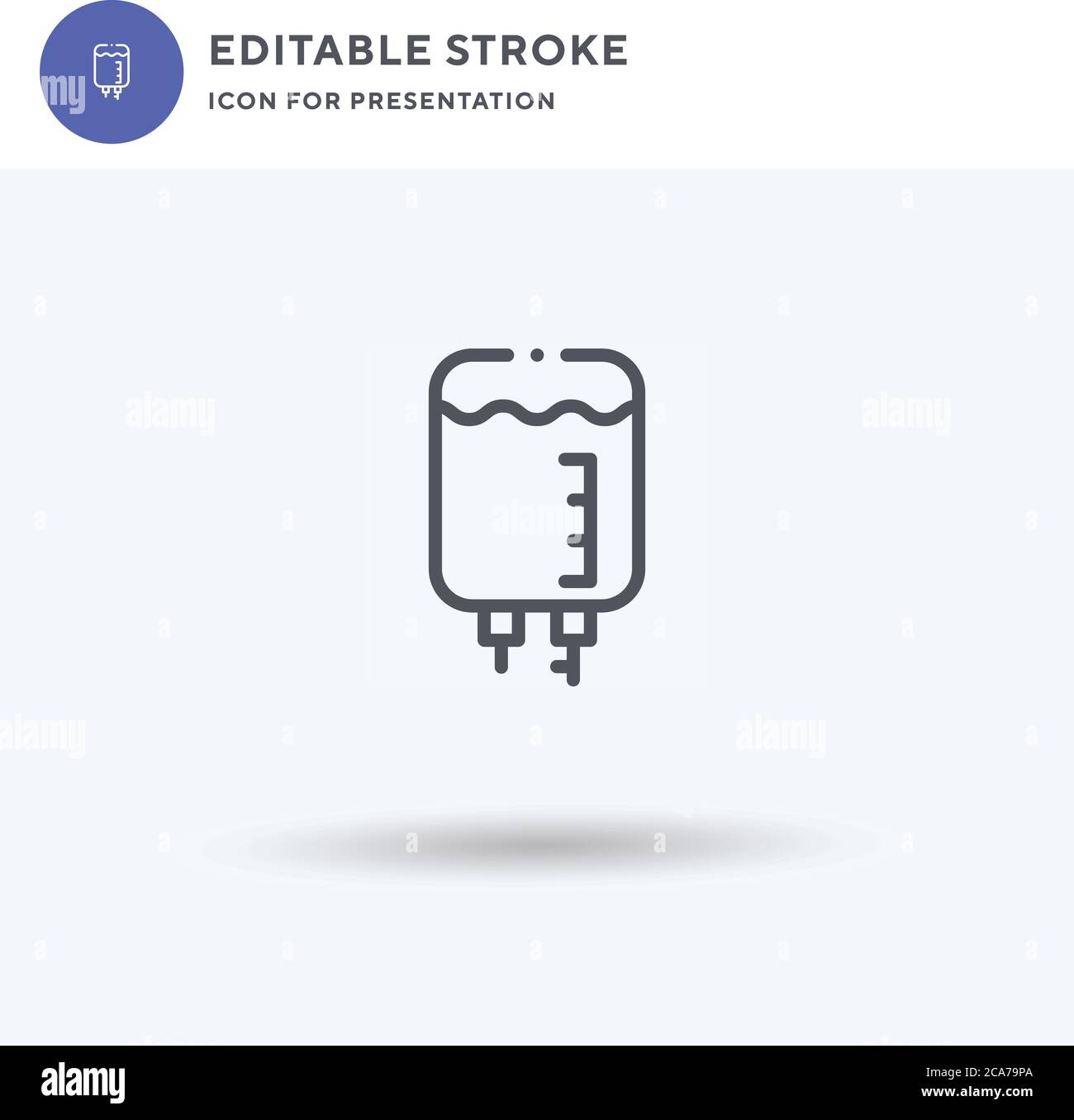 Blood Transfusion icon vector, filled flat sign, solid pictogram ...