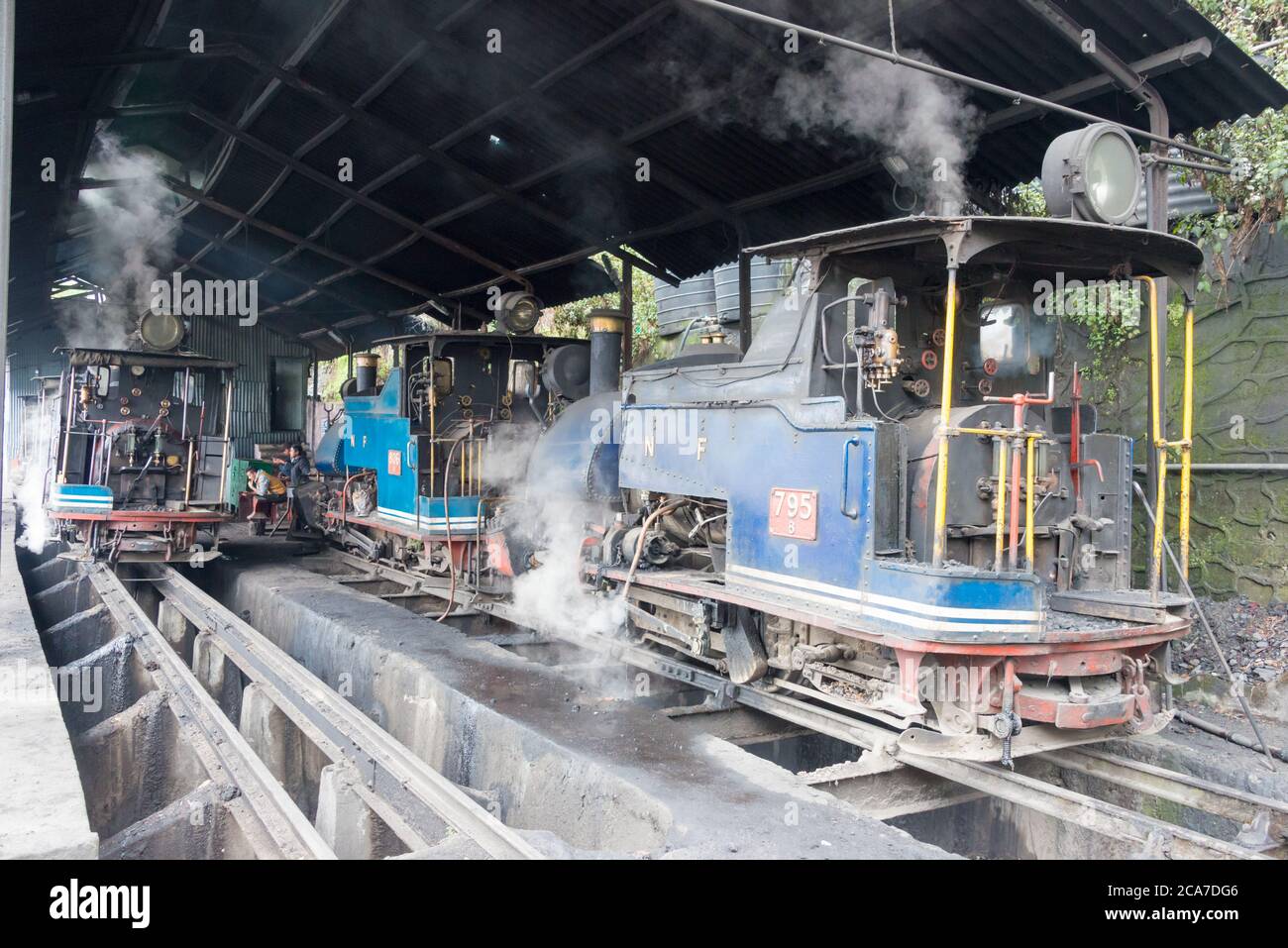 Darjeeling, India - Darjeeling Himalayan Railway at Darjeeling Railway ...