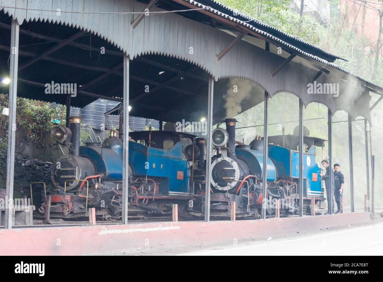 Darjeeling, India - Darjeeling Himalayan Railway at Darjeeling Railway ...