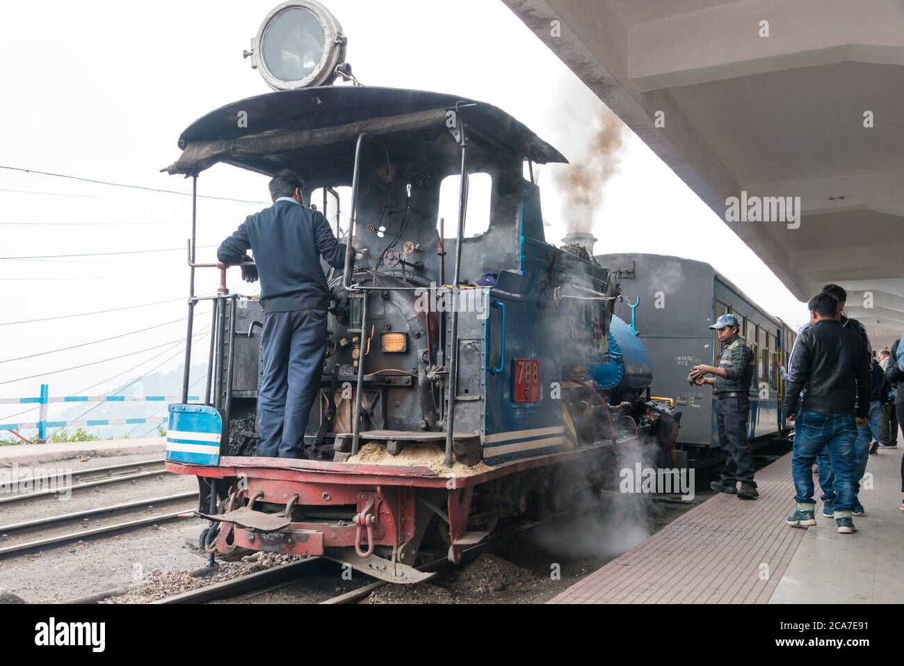 Darjeeling, India - Darjeeling Himalayan Railway at Darjeeling Railway ...
