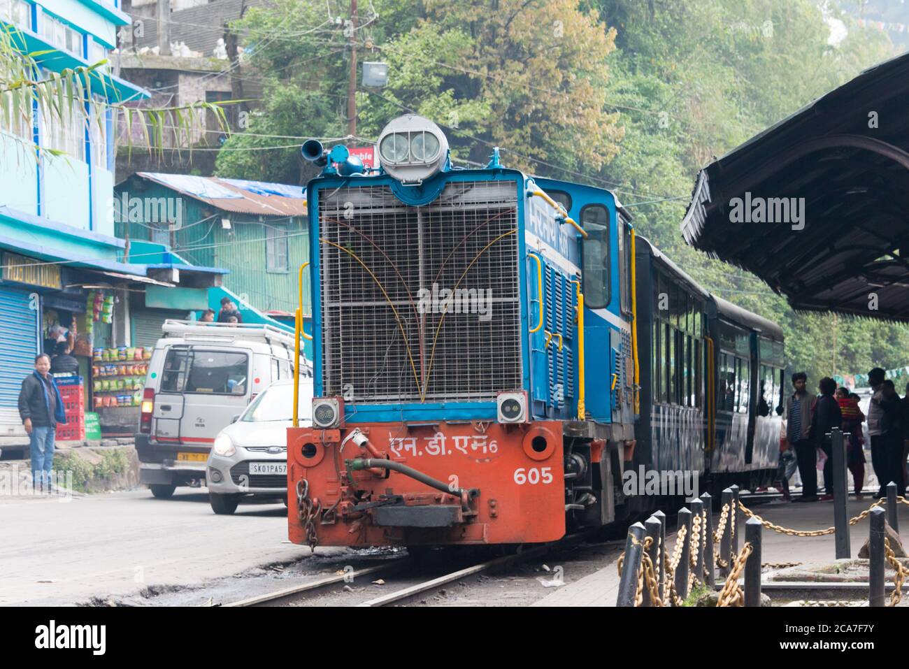 Darjeeling, India - Ghum Railway Station on Darjeeling Himalayan ...