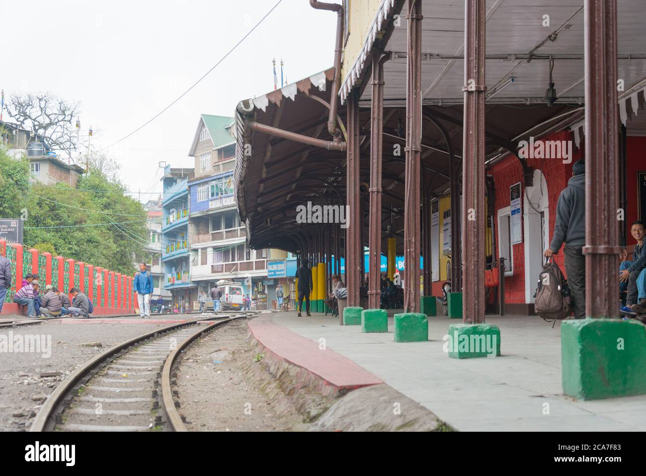 Darjeeling, India - Ghum Railway Station on Darjeeling Himalayan ...