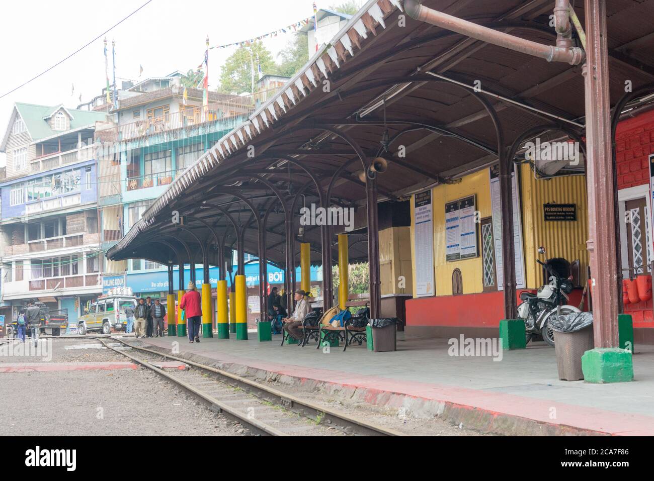 Darjeeling, India - Ghum Railway Station on Darjeeling Himalayan ...