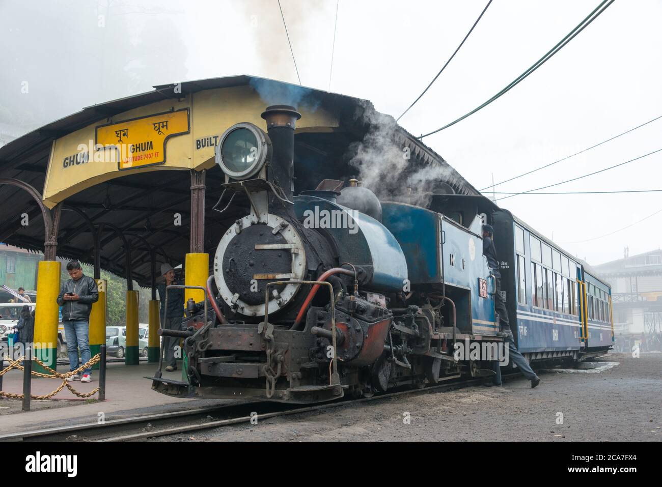 Darjeeling, India - Ghum Railway Station on Darjeeling Himalayan ...