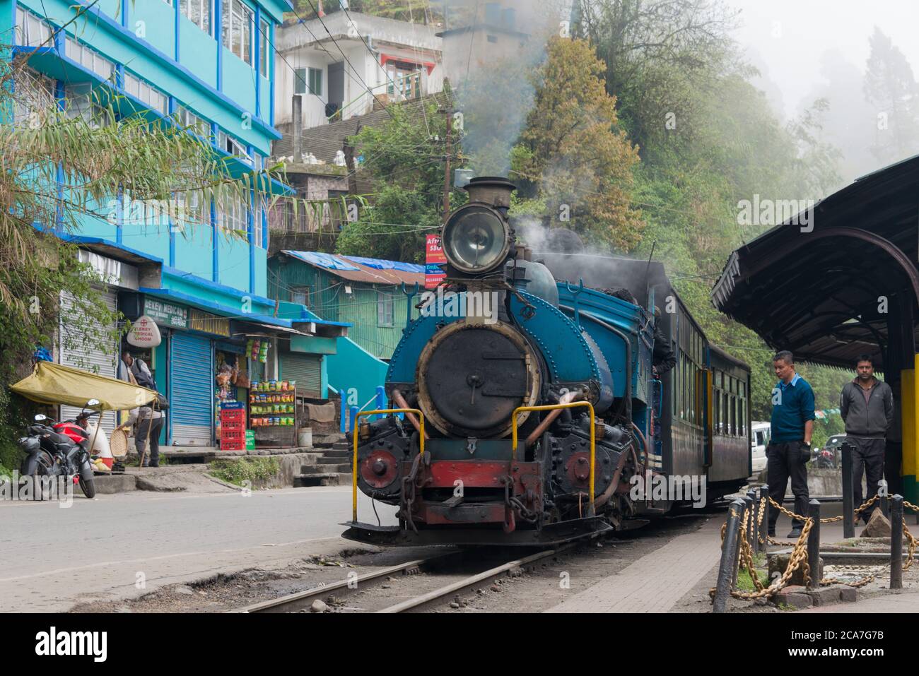 Darjeeling, India - Ghum Railway Station on Darjeeling Himalayan ...
