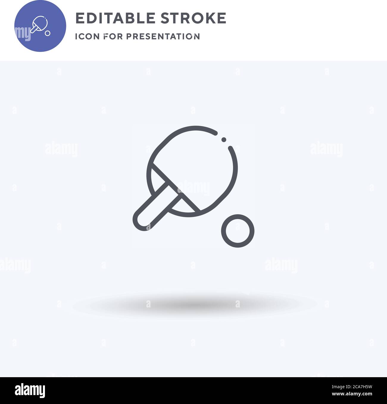 Ping Pong icon vector, filled flat sign, solid pictogram isolated on ...