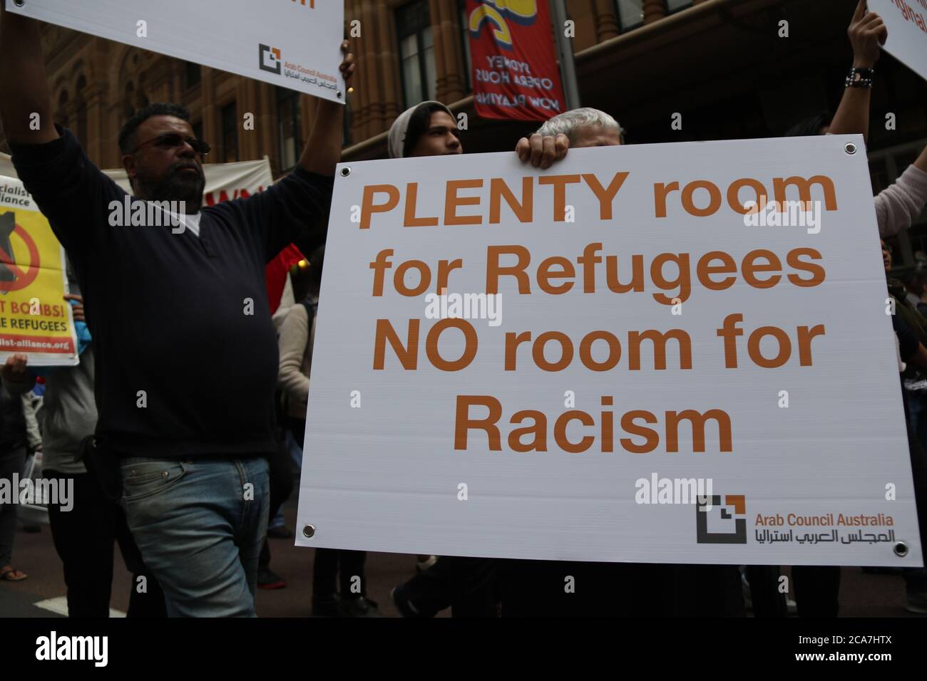 Rally against racism in Sydney, Australia Stock Photo - Alamy