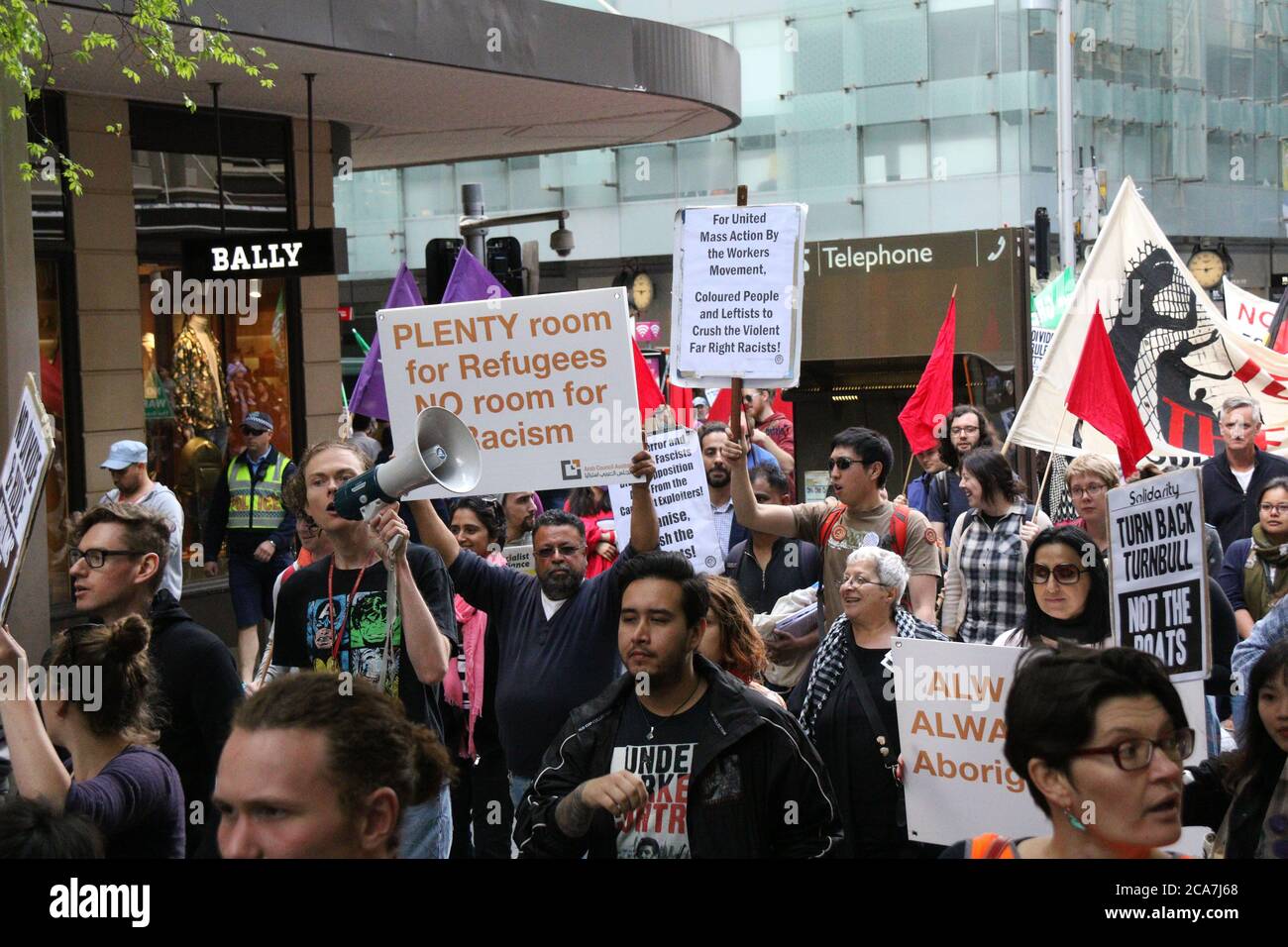Rally against racism in Sydney, Australia Stock Photo - Alamy