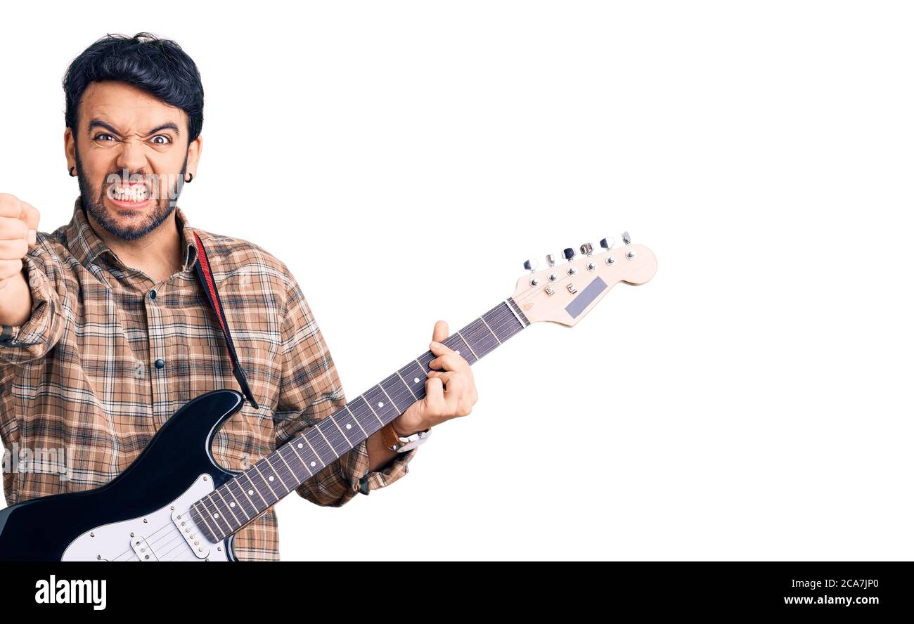 Frustrated guitarist hi-res stock photography and images - Alamy