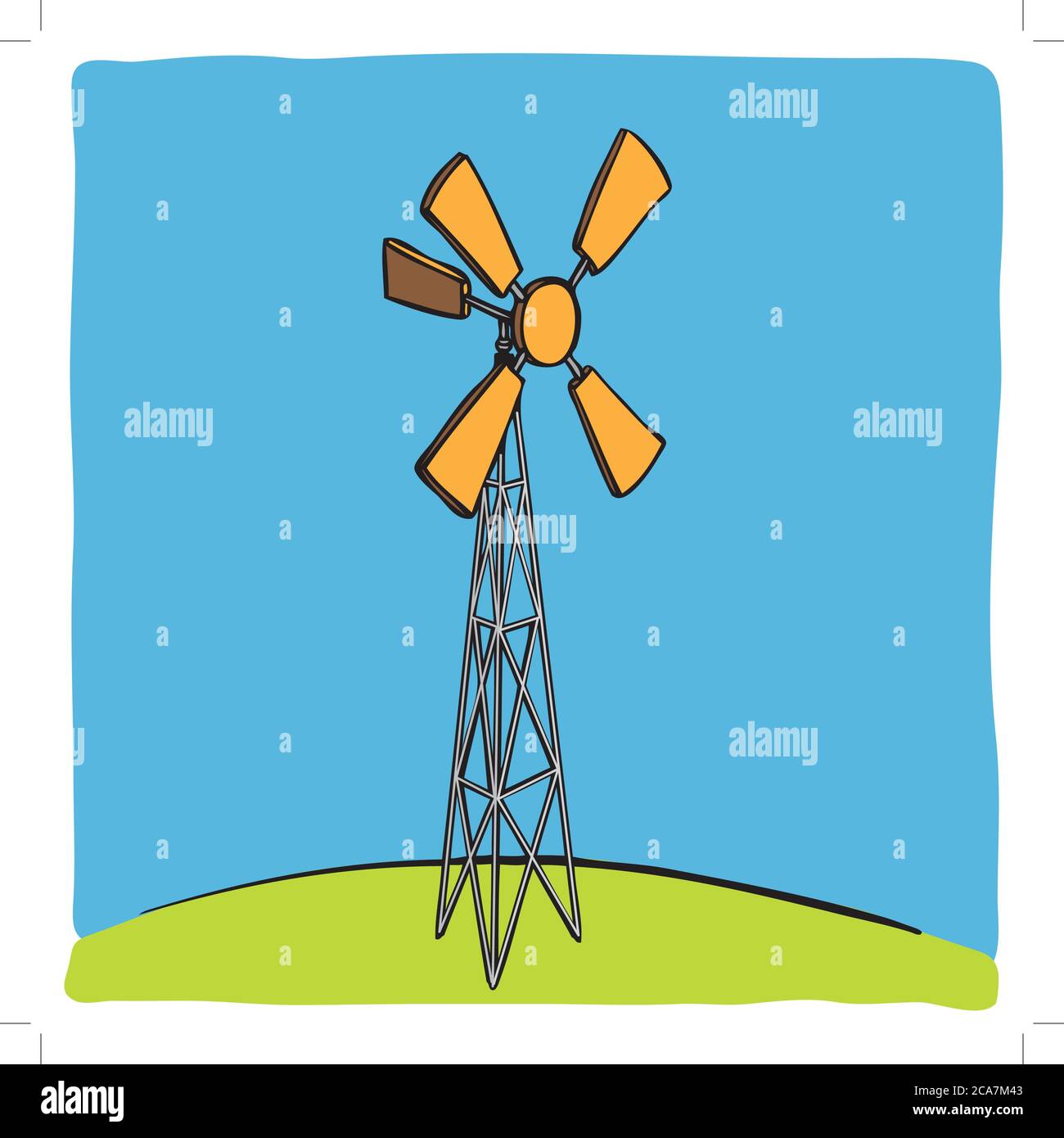 The rotating turbine Cut Out Stock Images & Pictures - Alamy