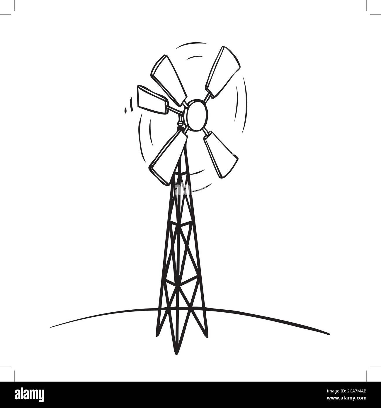 Windmill well Black and White Stock Photos & Images - Alamy
