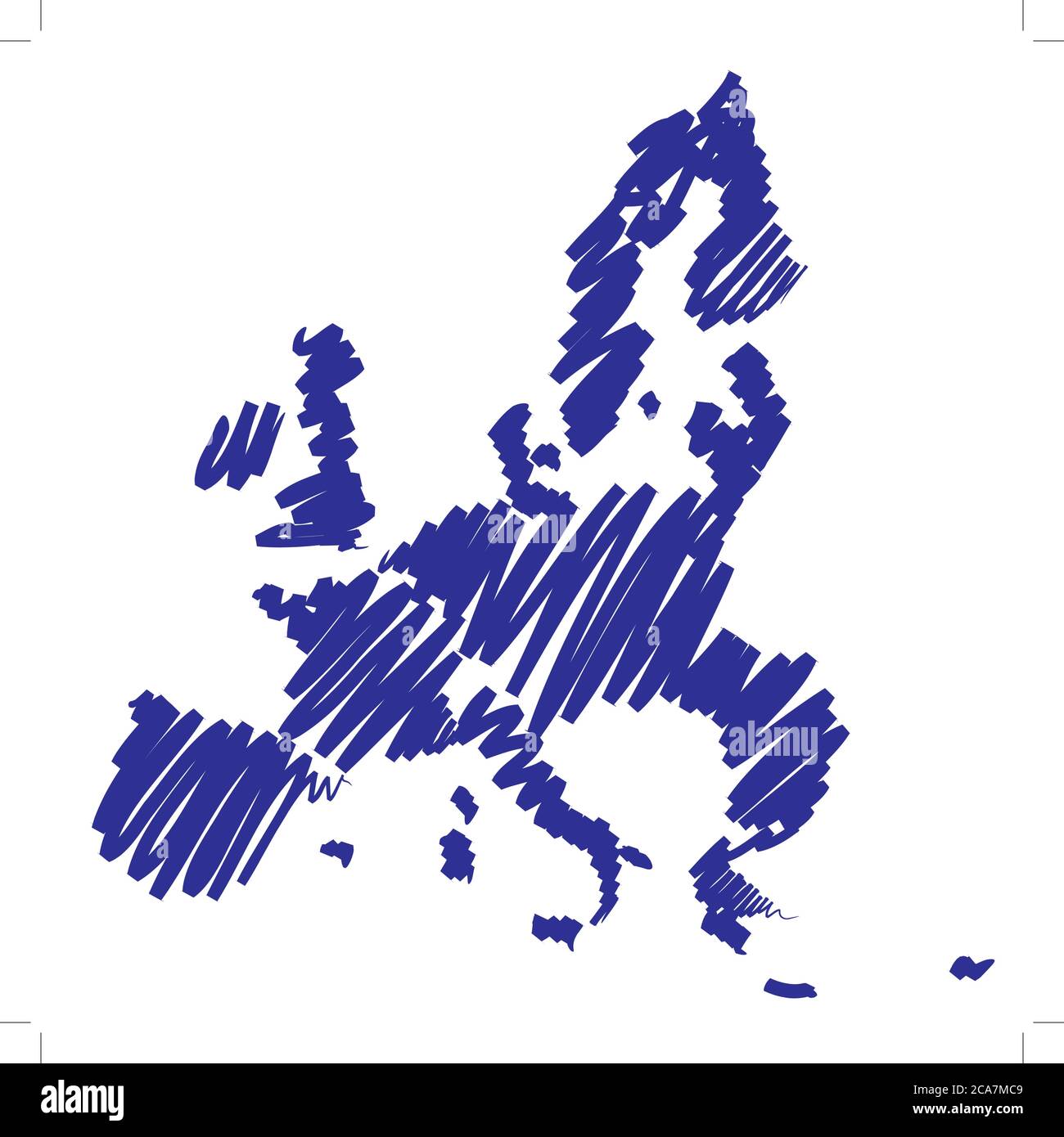 Map sketch Europe Stock Vector Image & Art - Alamy