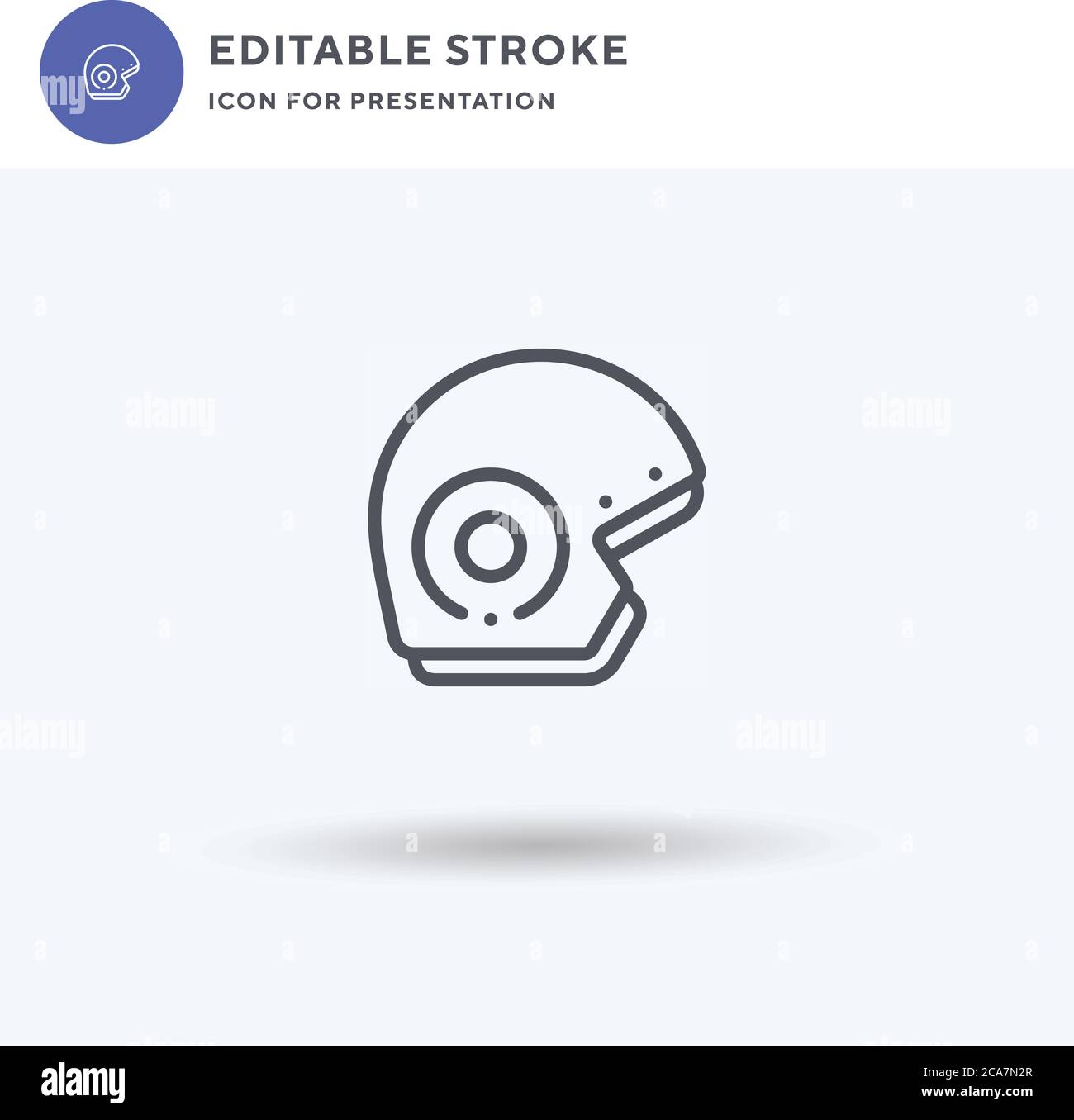 Helmet icon vector, filled flat sign, solid pictogram isolated on white ...