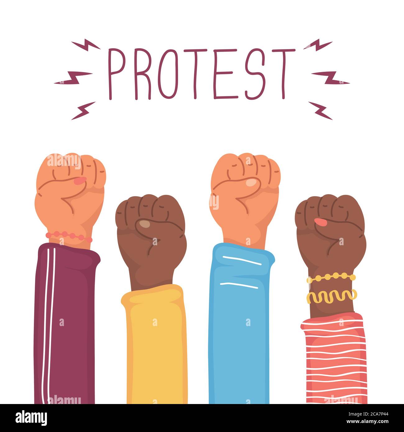 Group hands rise Stock Vector Images - Alamy