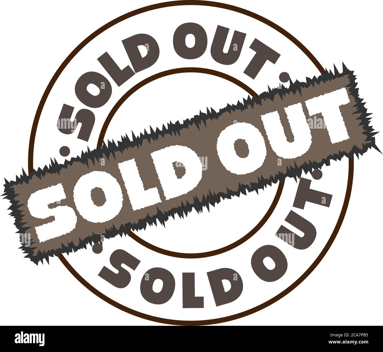 Sold out rubber stamp vector illustration on white background. Sold ...