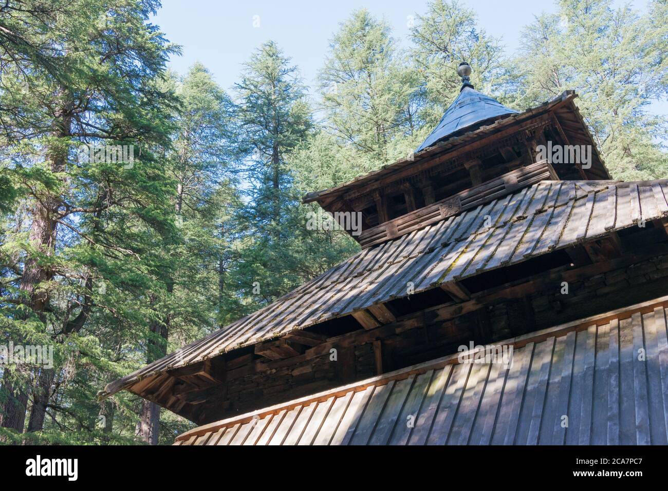 Manali, India - Hidimbi Devi Temple. a famous Hindu Temple in Manali ...