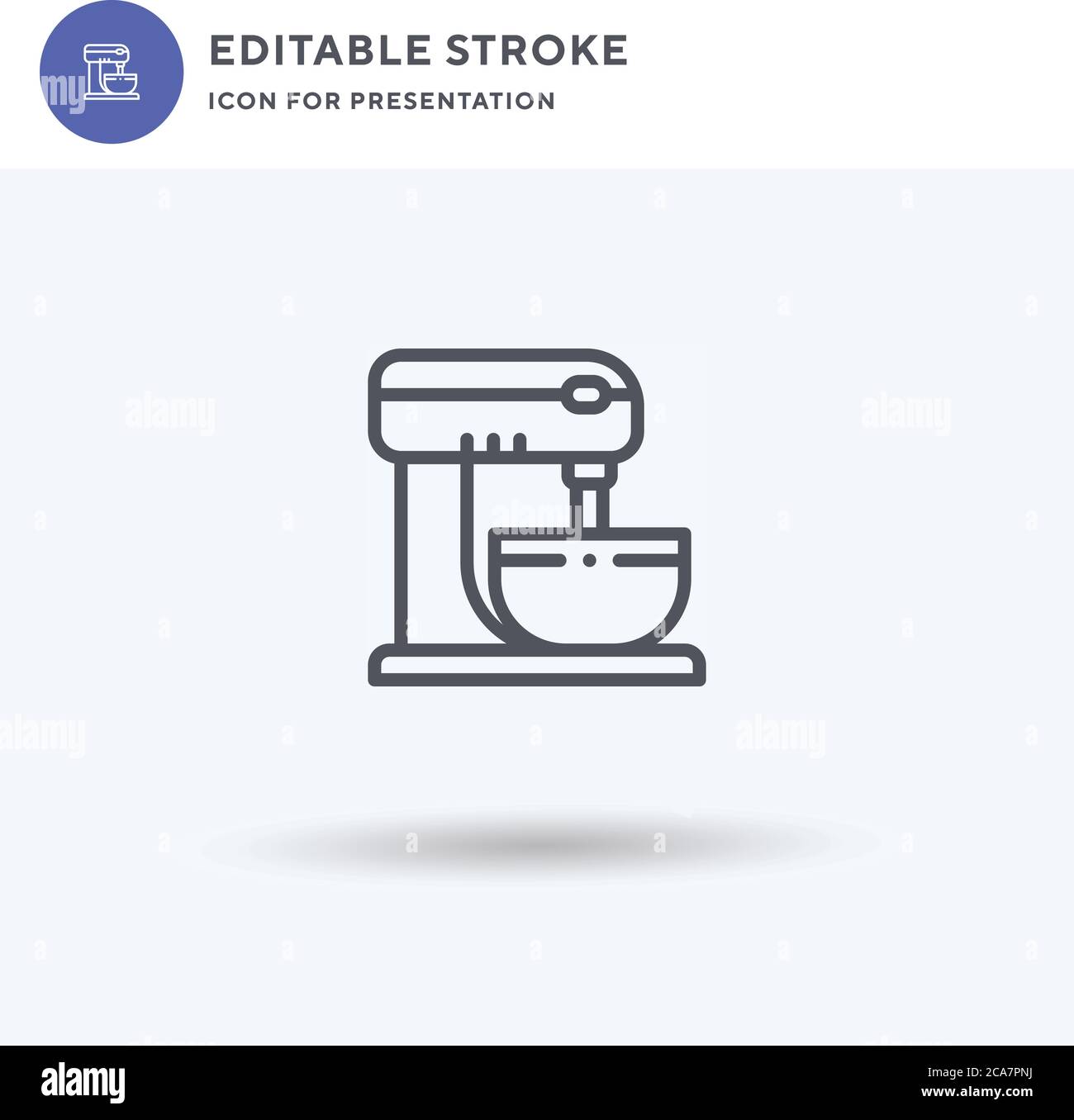 Mixer icon vector, filled flat sign, solid pictogram isolated on white ...