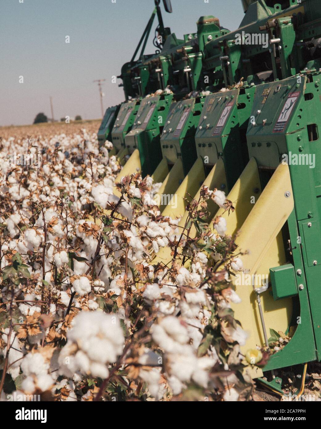 John deere cotton harvester hi-res stock photography and images - Alamy