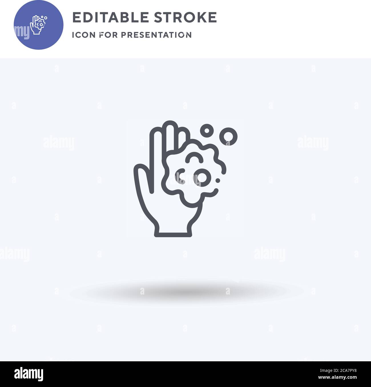 Hand Washing icon vector, filled flat sign, solid pictogram isolated on ...