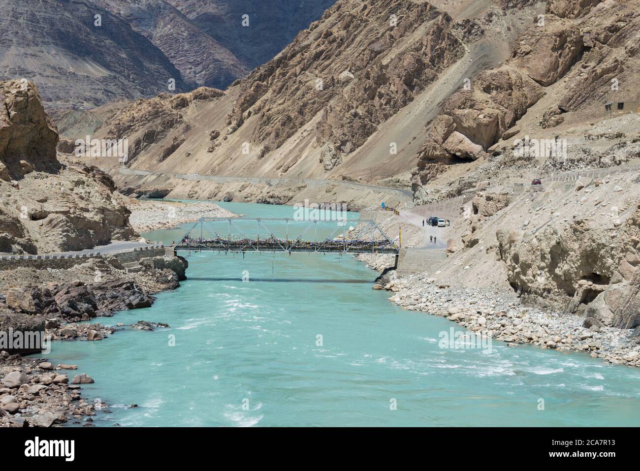 Ladakh, India - Indus River view from Between Alchi and Rizong ...