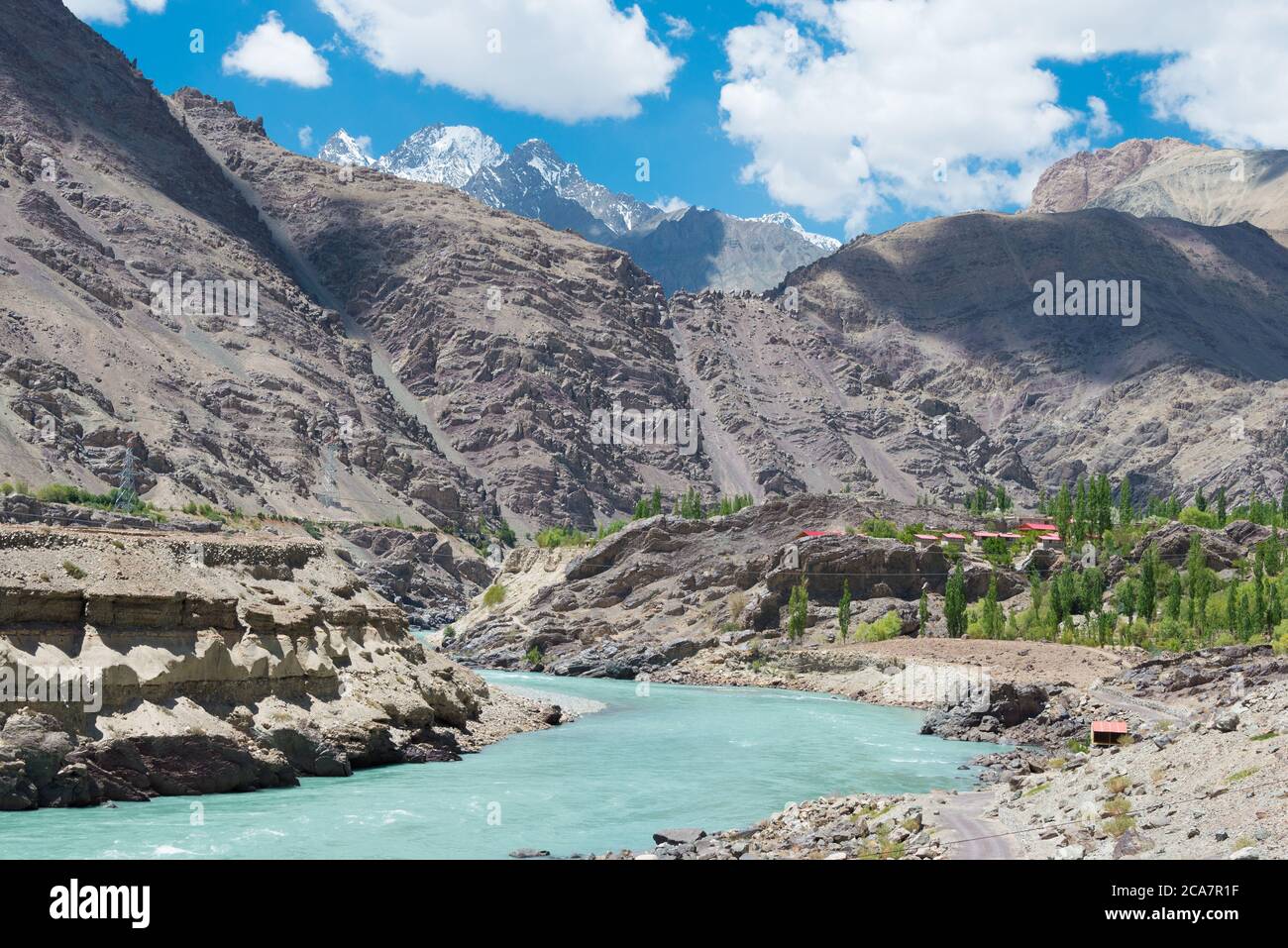 Ladakh, India - Indus River view from Between Alchi and Rizong ...