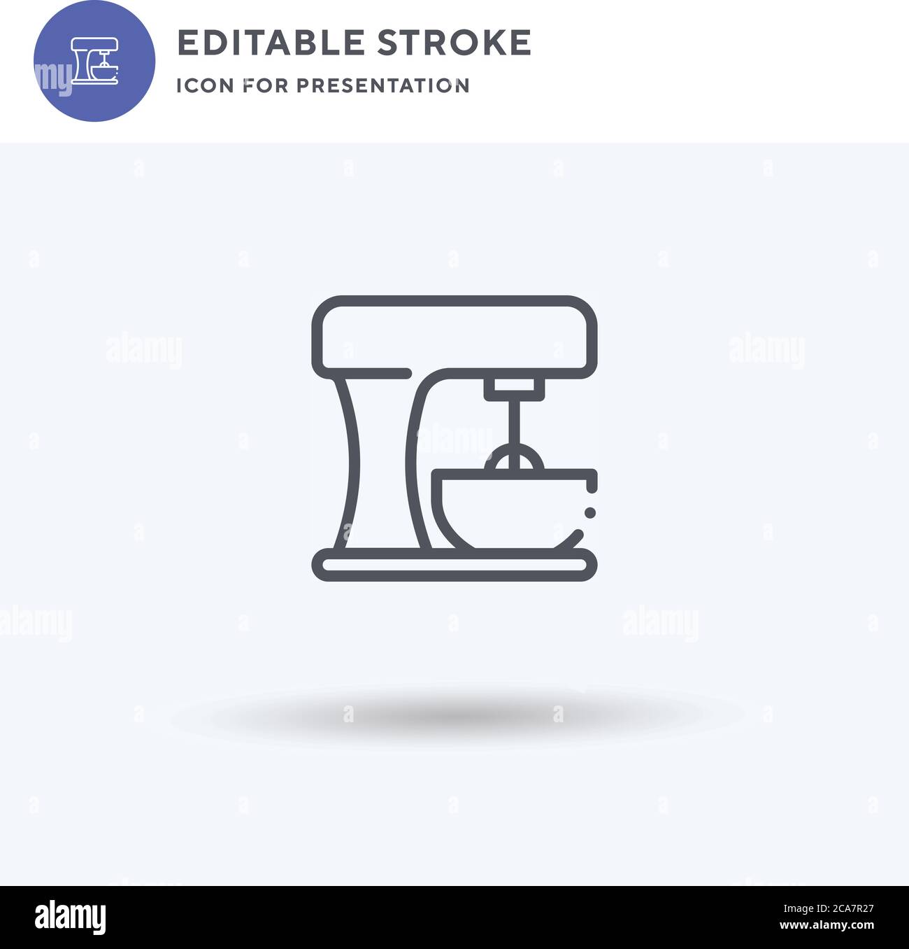Mixer icon vector, filled flat sign, solid pictogram isolated on white ...