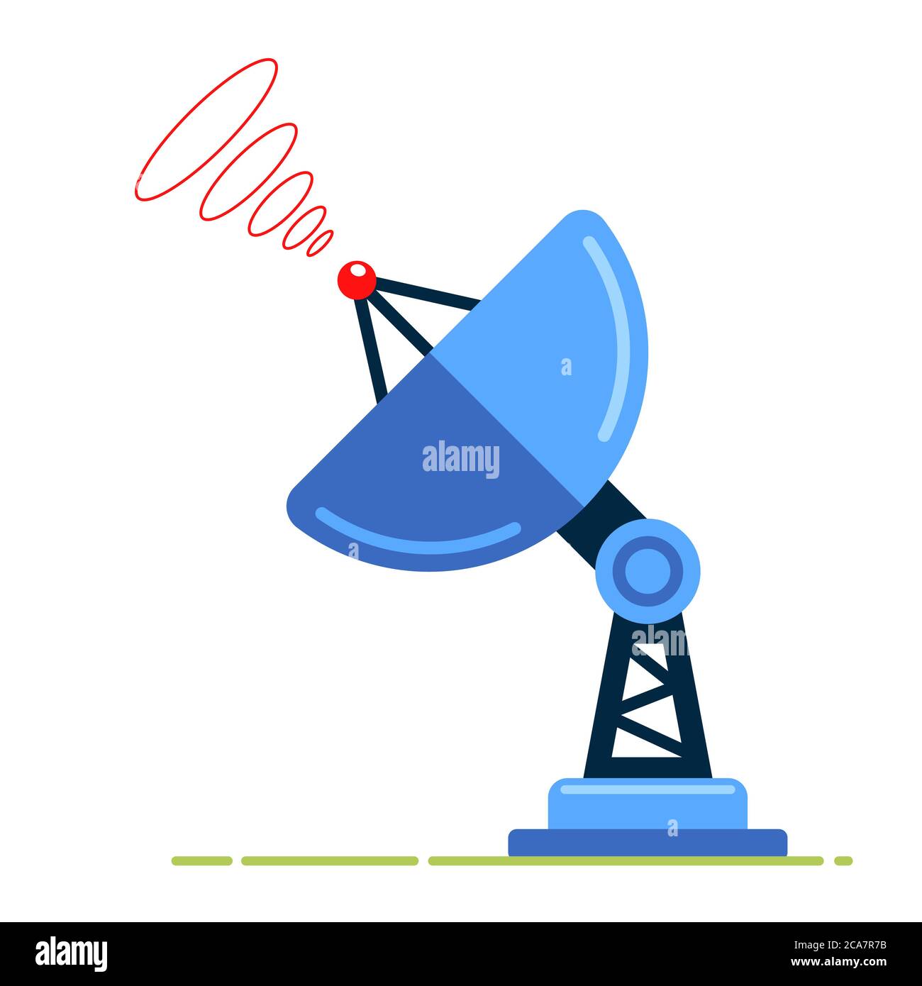 Satellite Dish In Space Clipart