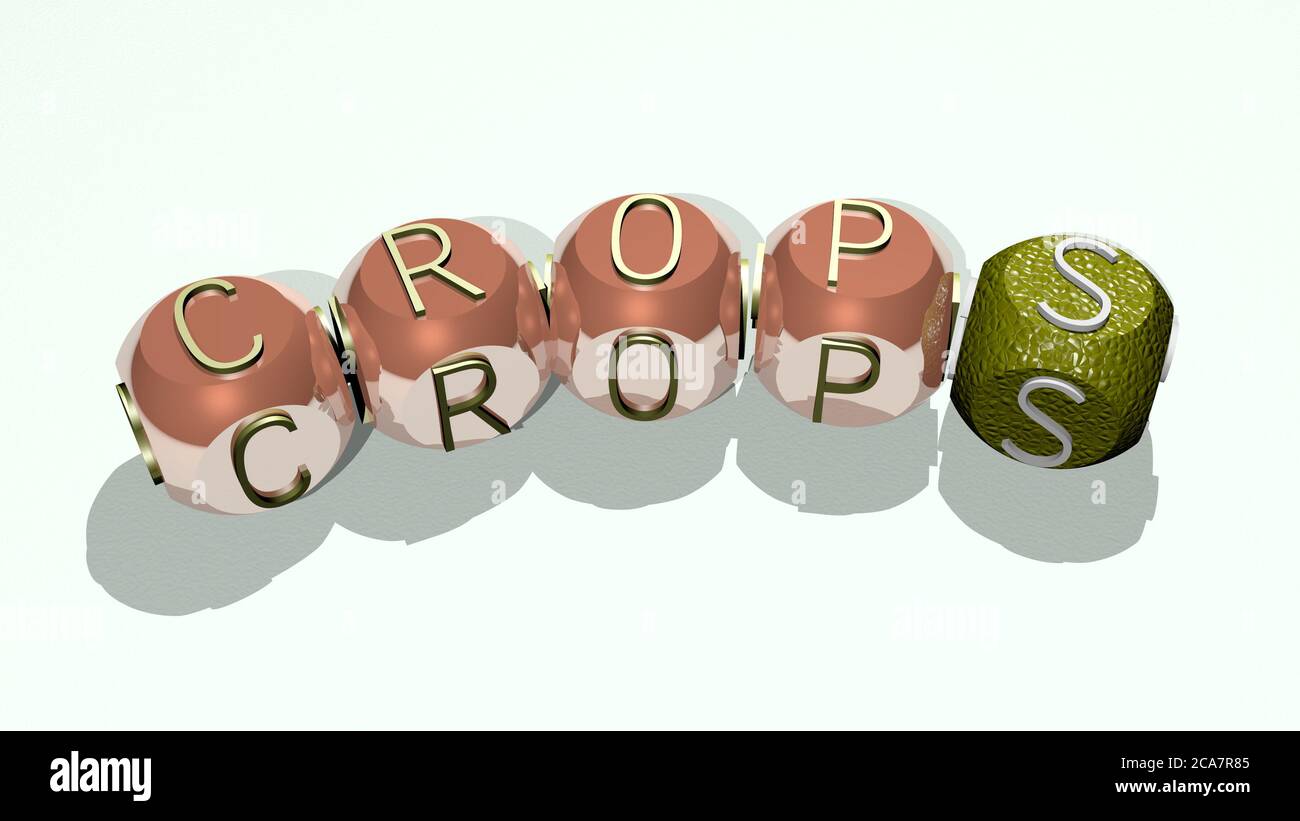 crops combined by dice letters and color crossing for the related ...