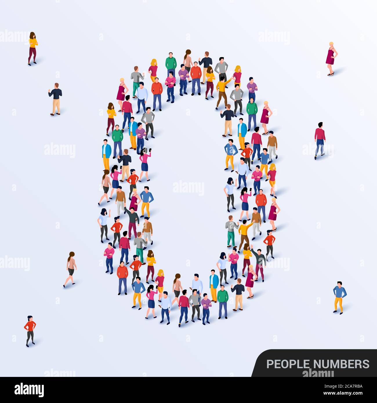 Group of professionals with leader Stock Vector Images - Alamy