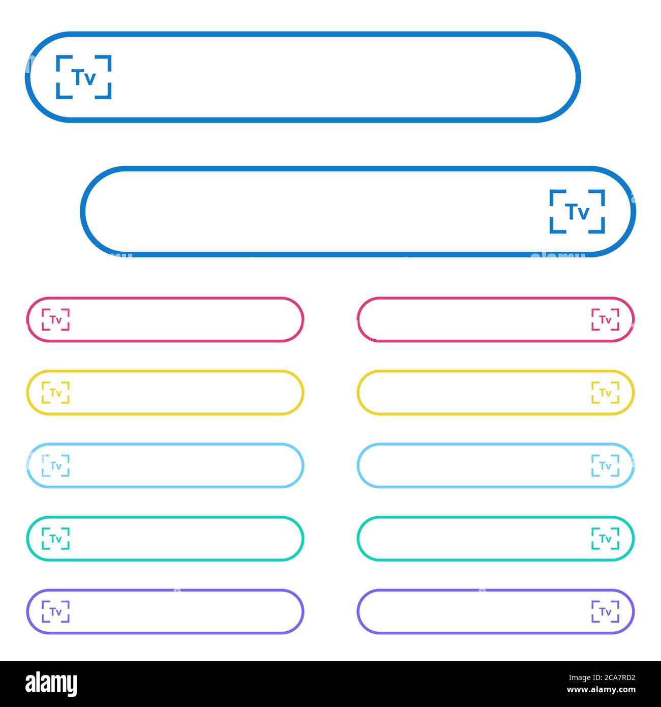 Camera time value mode icons in rounded color menu buttons. Left and ...