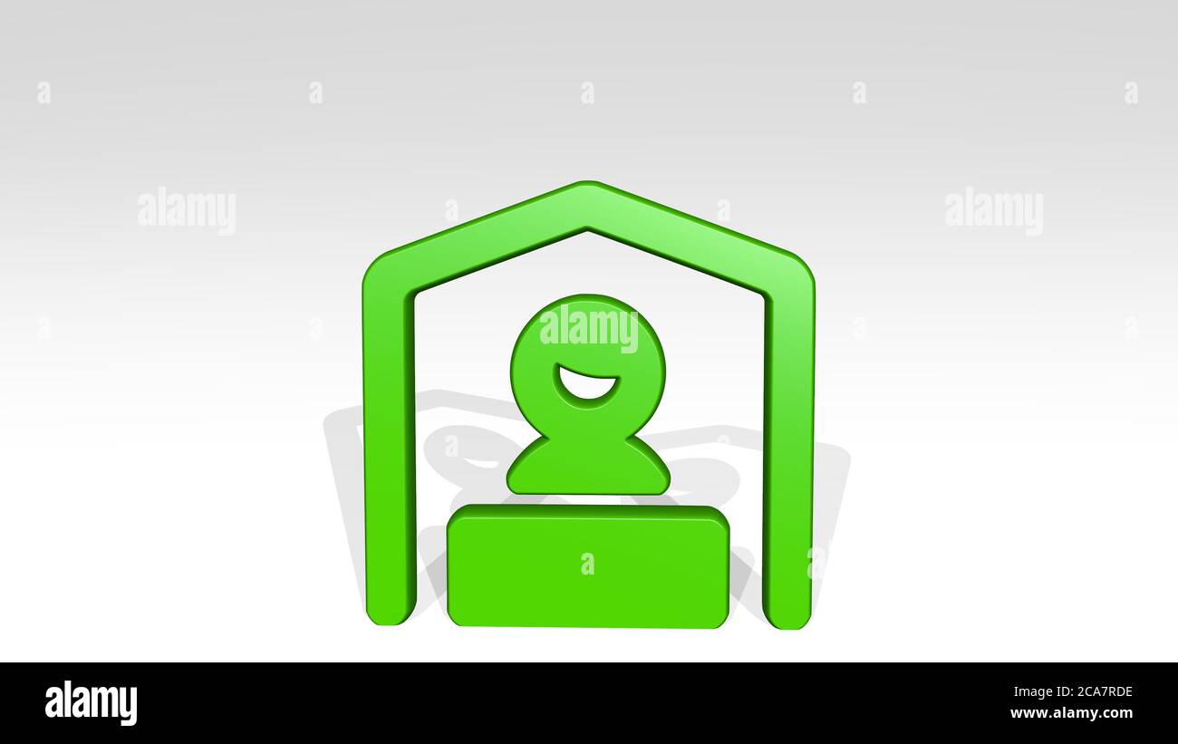 FARMER'S MARKET VENDOR from a perspective with the shadow. A thick ...