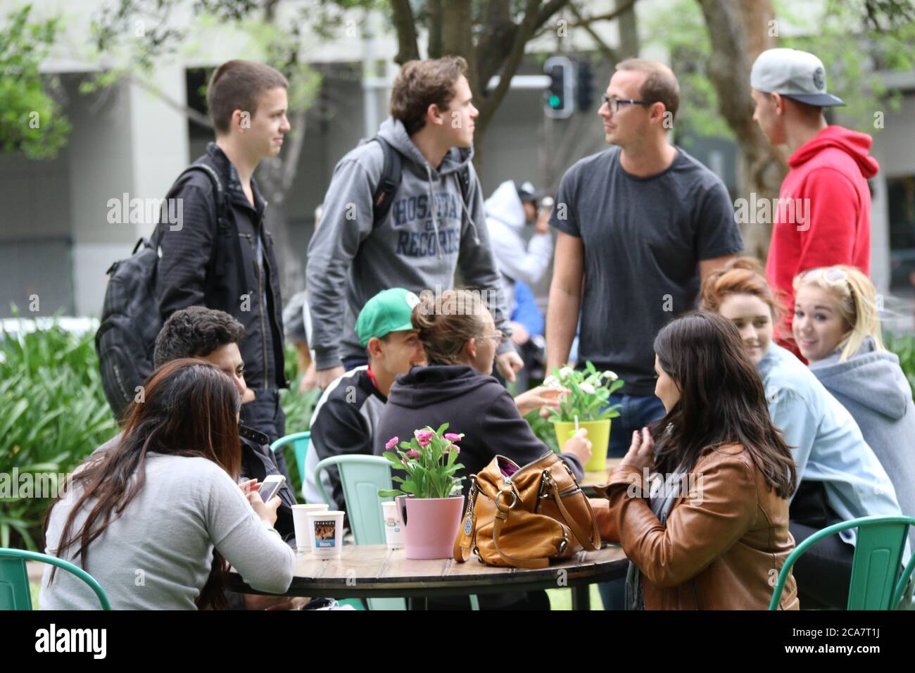 Friends Cafe in Hyde Park, Sydney, NSW, Australia Stock Photo - Alamy