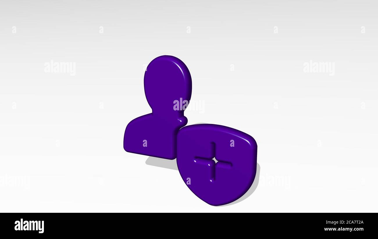 SINGLE NEUTRAL ACTIONS SHIELD from a perspective with the shadow. A ...