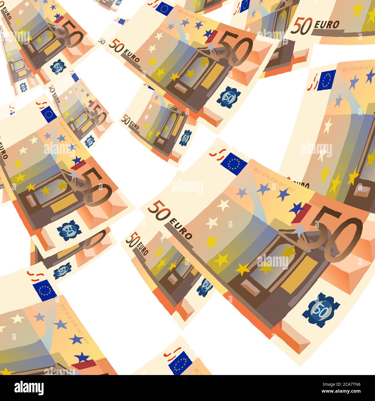 50 euro bank note Stock Vector Images - Alamy