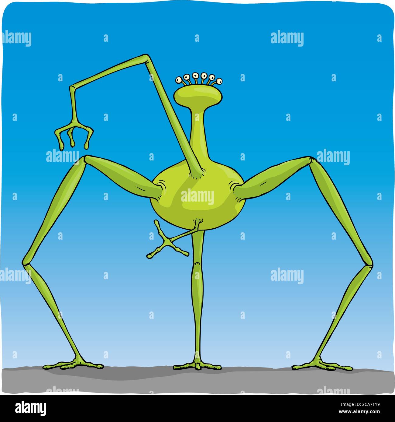 Extraterrestrial cartoon hi-res stock photography and images - Alamy