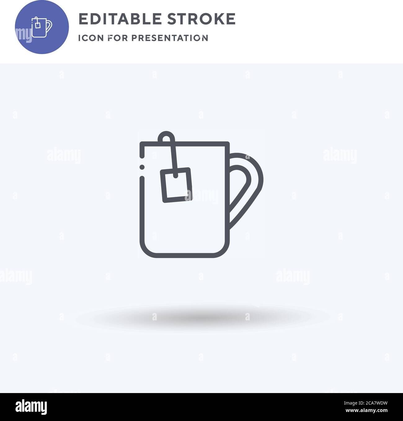 Herbal Tea icon vector, filled flat sign, solid pictogram isolated on ...