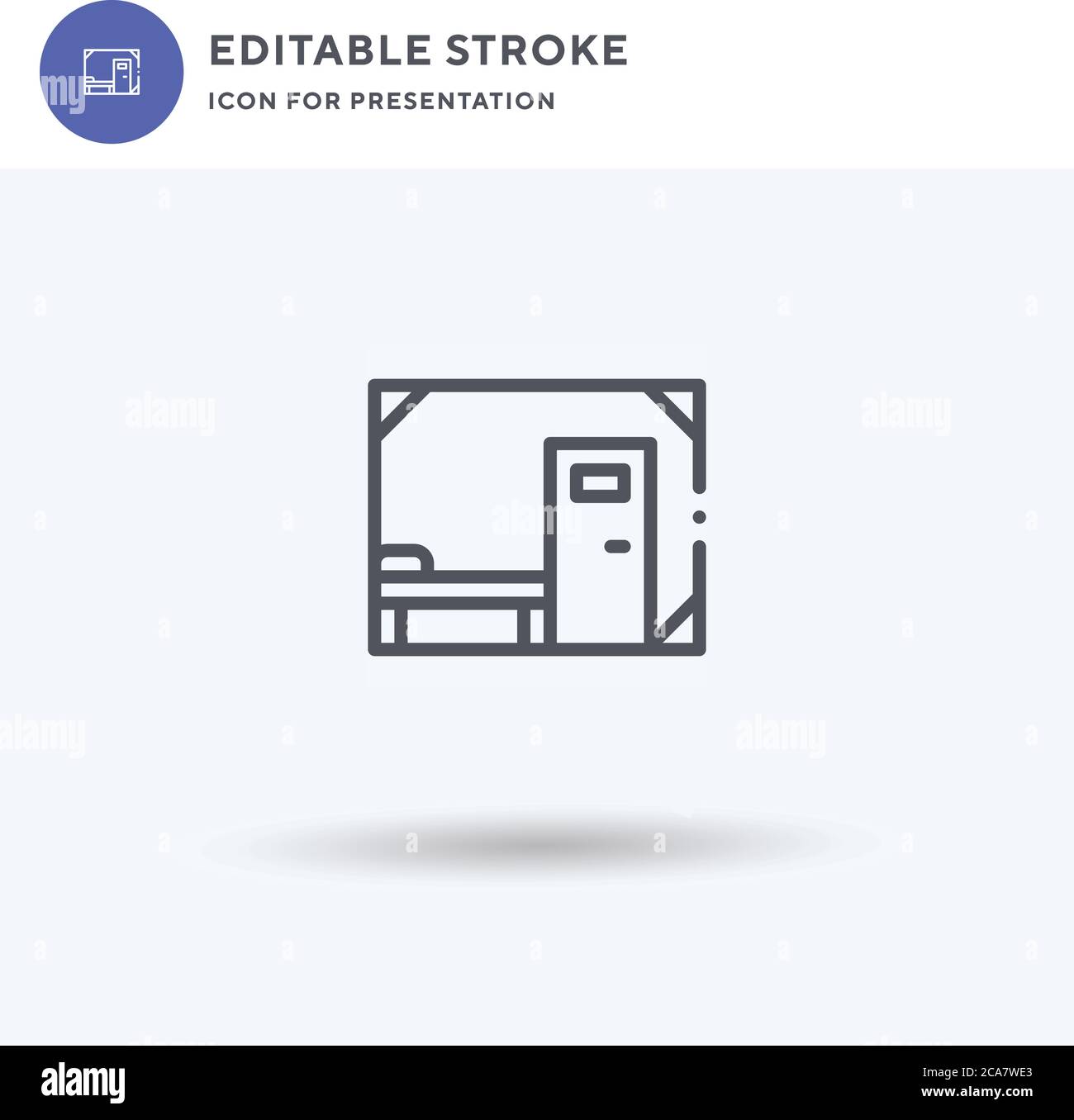 Isolation icon vector, filled flat sign, solid pictogram isolated on ...