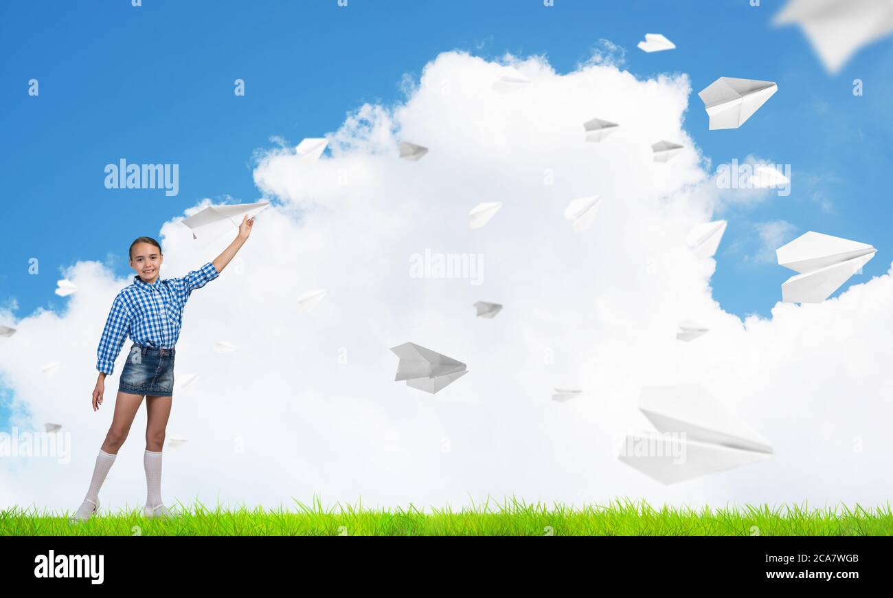 Happy careless childhood Stock Photo - Alamy