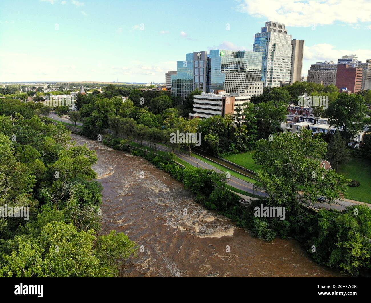 Wilmington aerial hi-res stock photography and images - Alamy