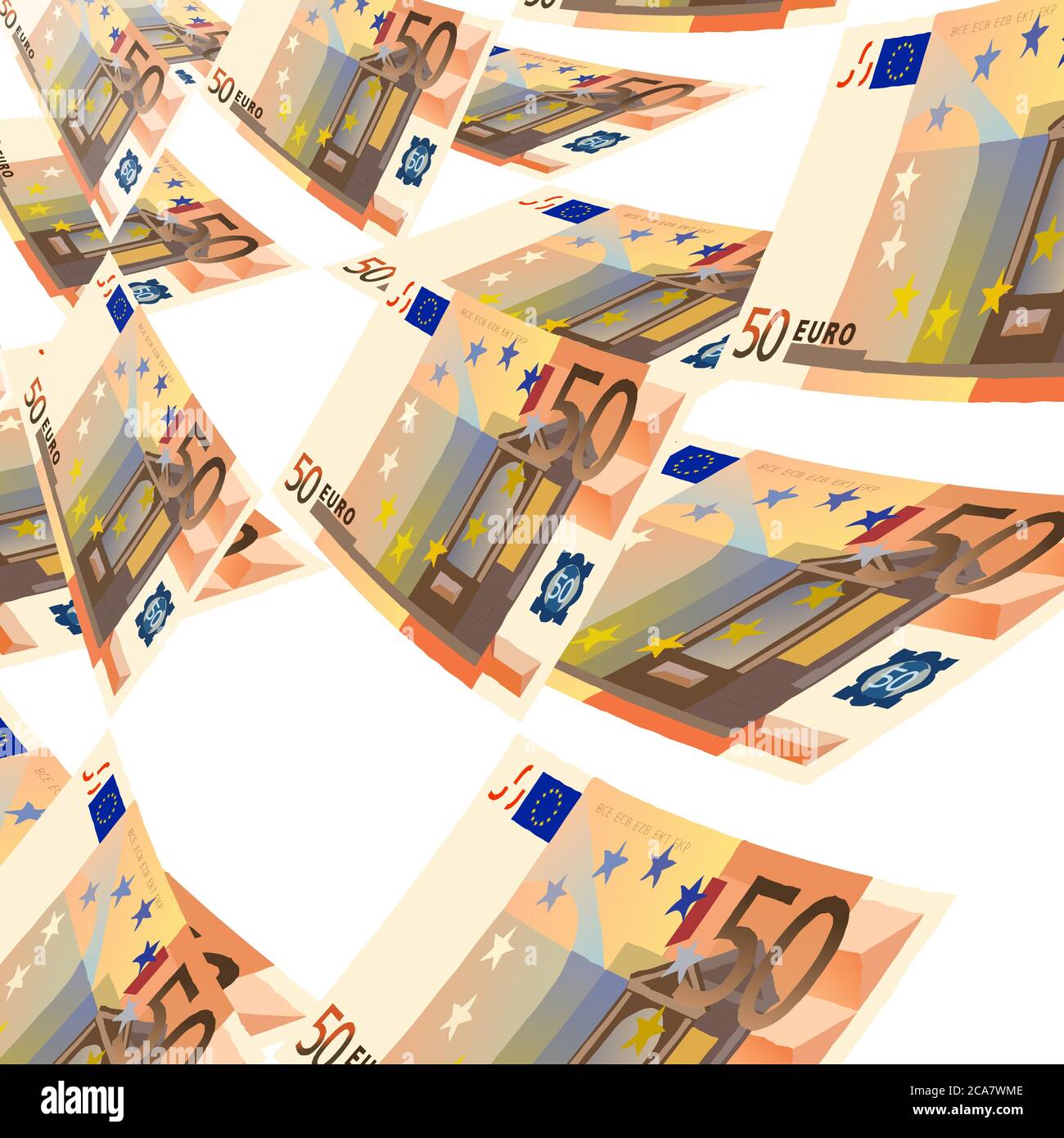 Fifty euro note Stock Vector Images - Alamy