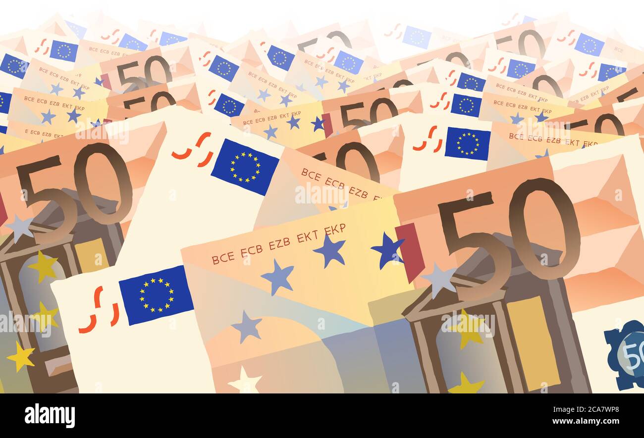 50 euro bill Stock Vector Images - Alamy