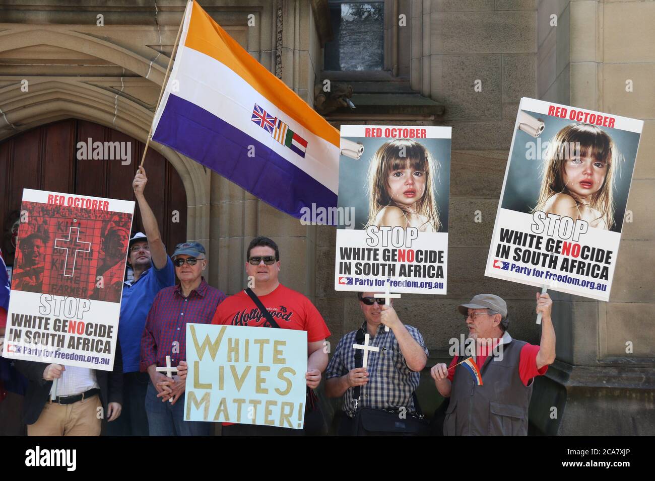 Party for Freedom held a Red October rally against white genocide in ...