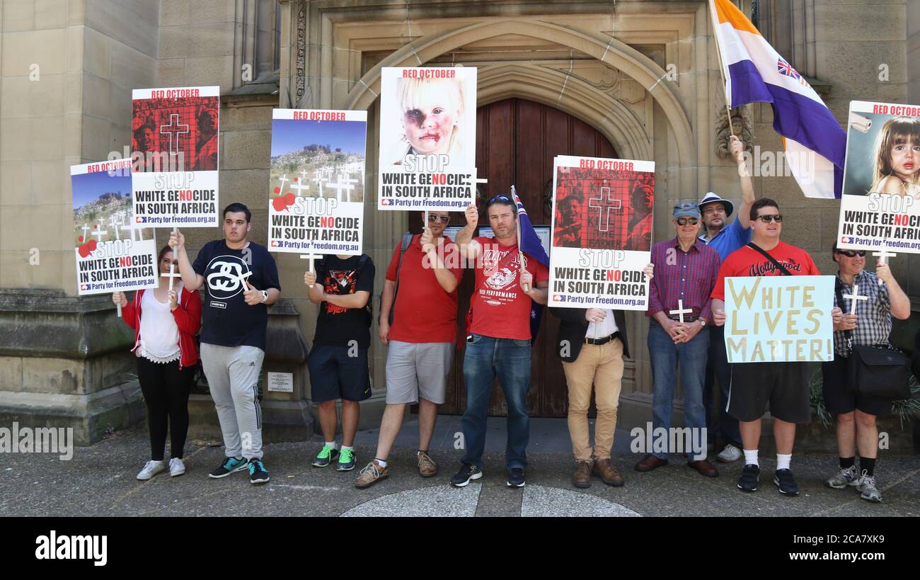Party for Freedom held a Red October rally against white genocide in ...
