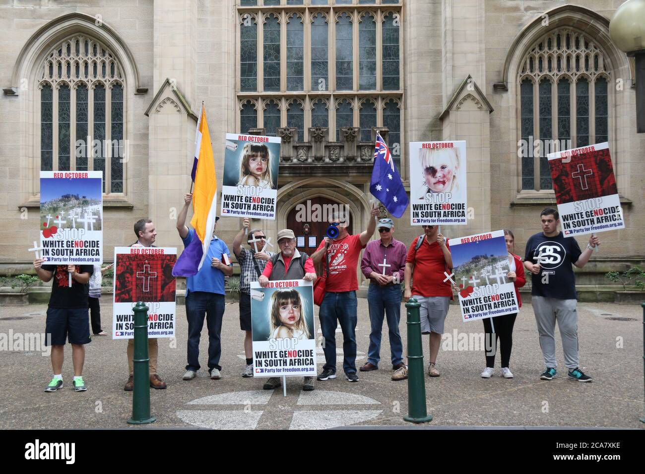 Party for Freedom held a Red October rally against white genocide in ...