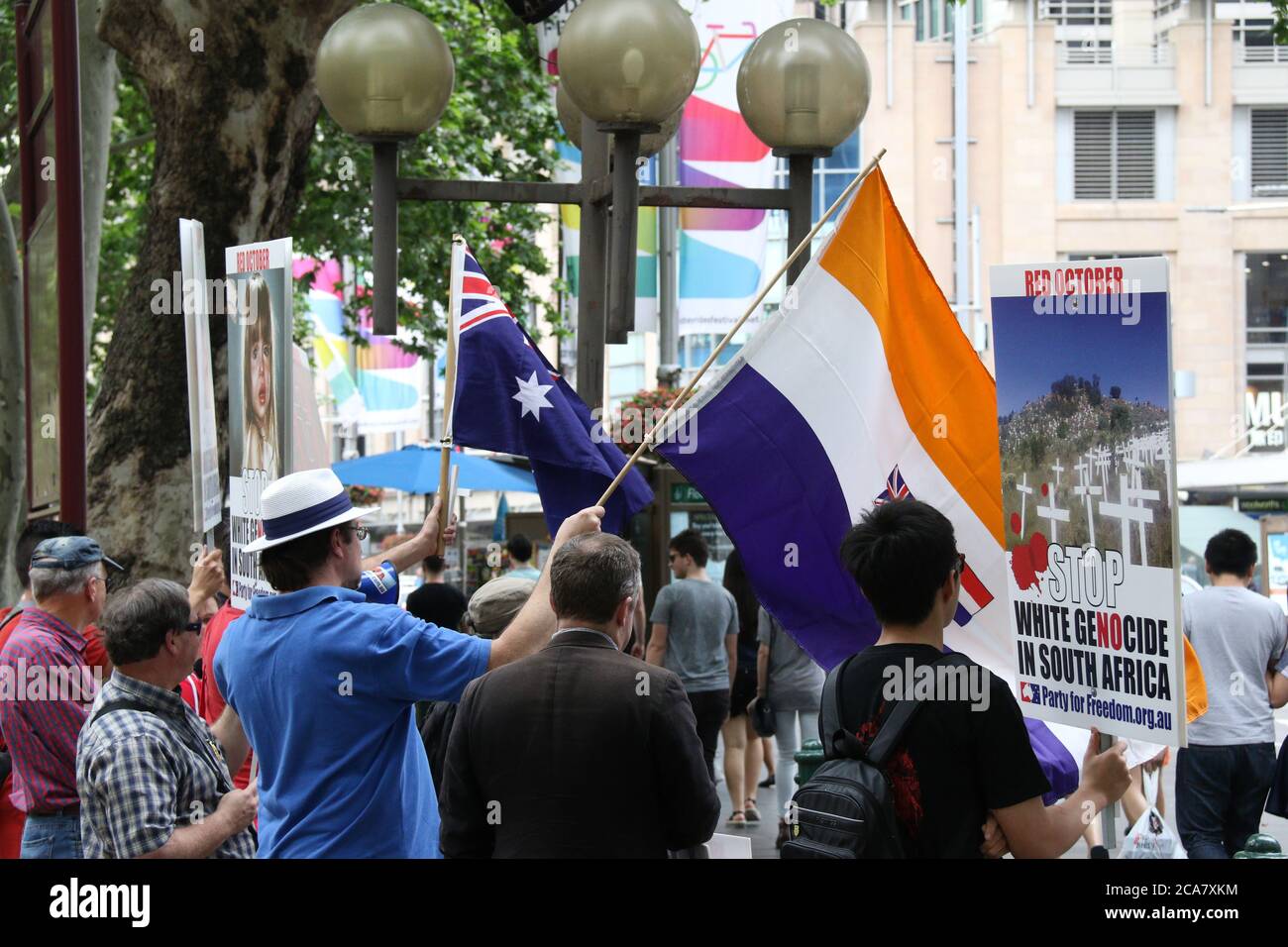 Party for Freedom held a Red October rally against white genocide in ...