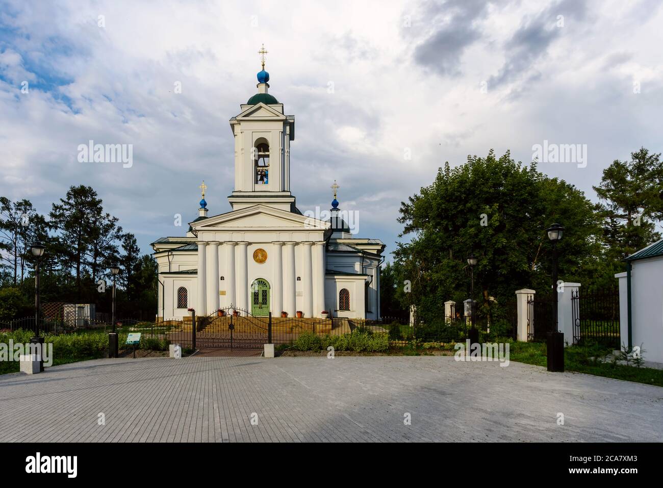 IRKUTSK, RUSSIA - July 27, 2020: Church of the Entry of the Lord into ...