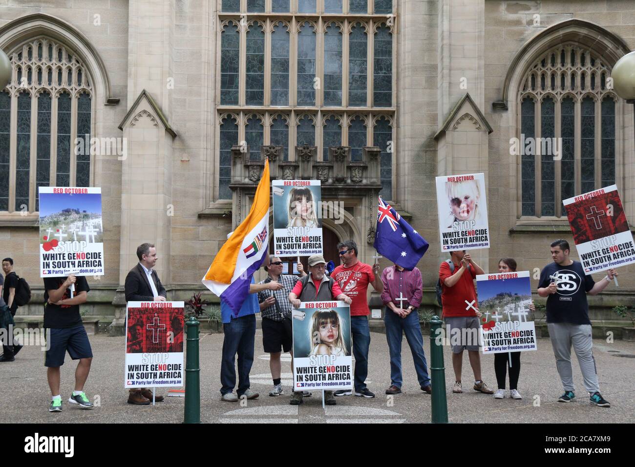 Party for Freedom held a Red October rally against white genocide in ...