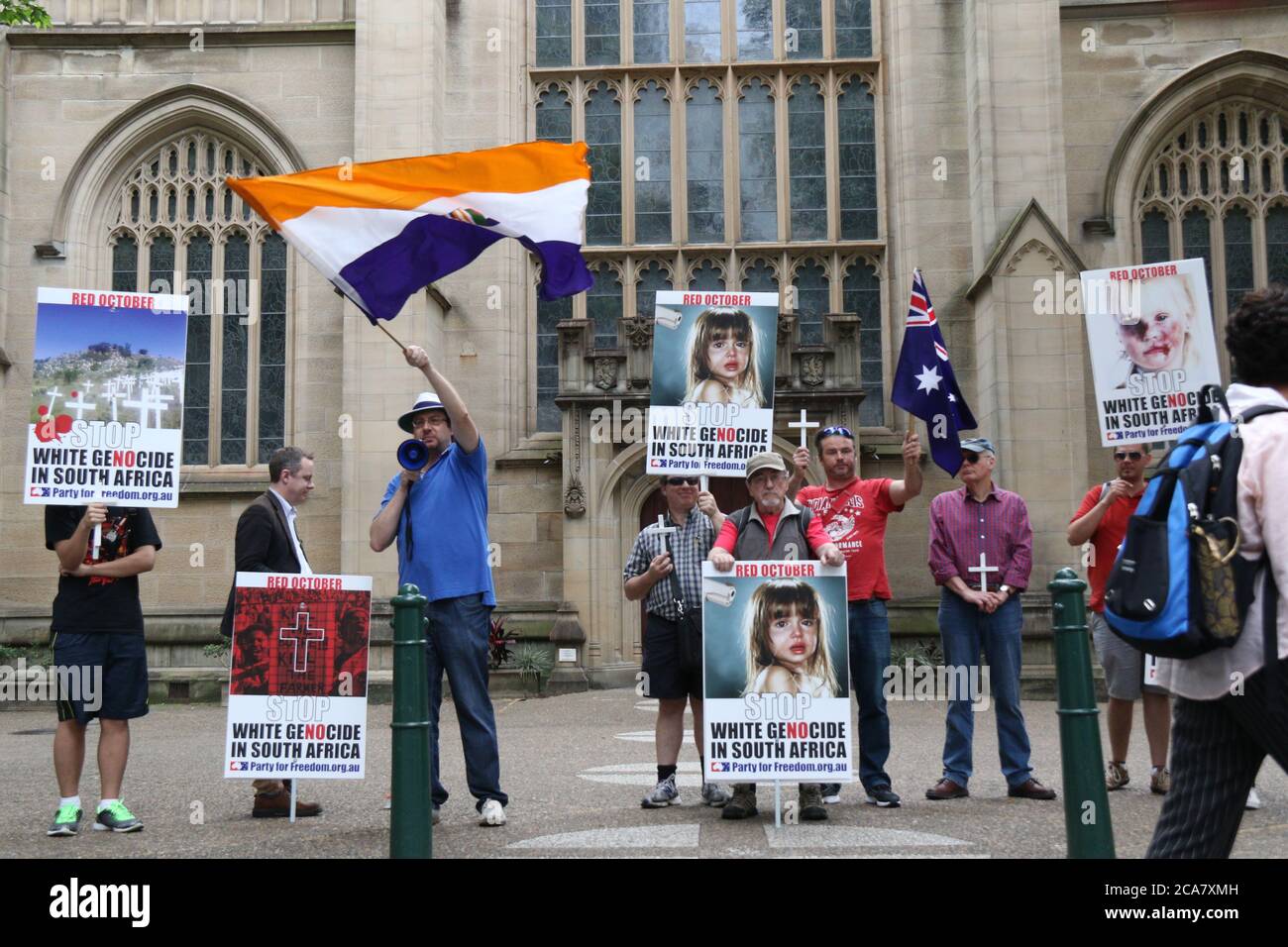 Party for Freedom held a Red October rally against white genocide in ...