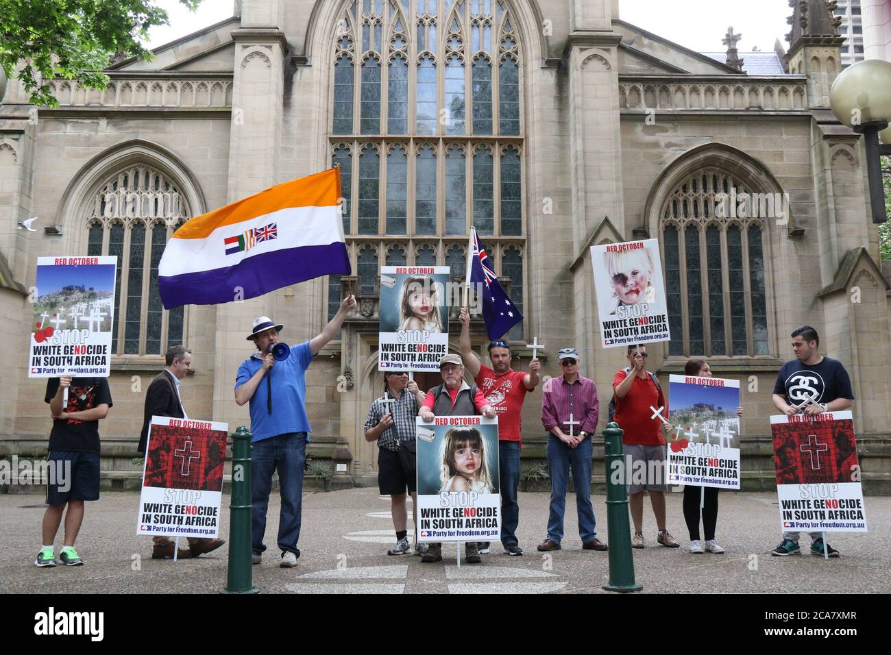 Party for Freedom held a Red October rally against white genocide in ...