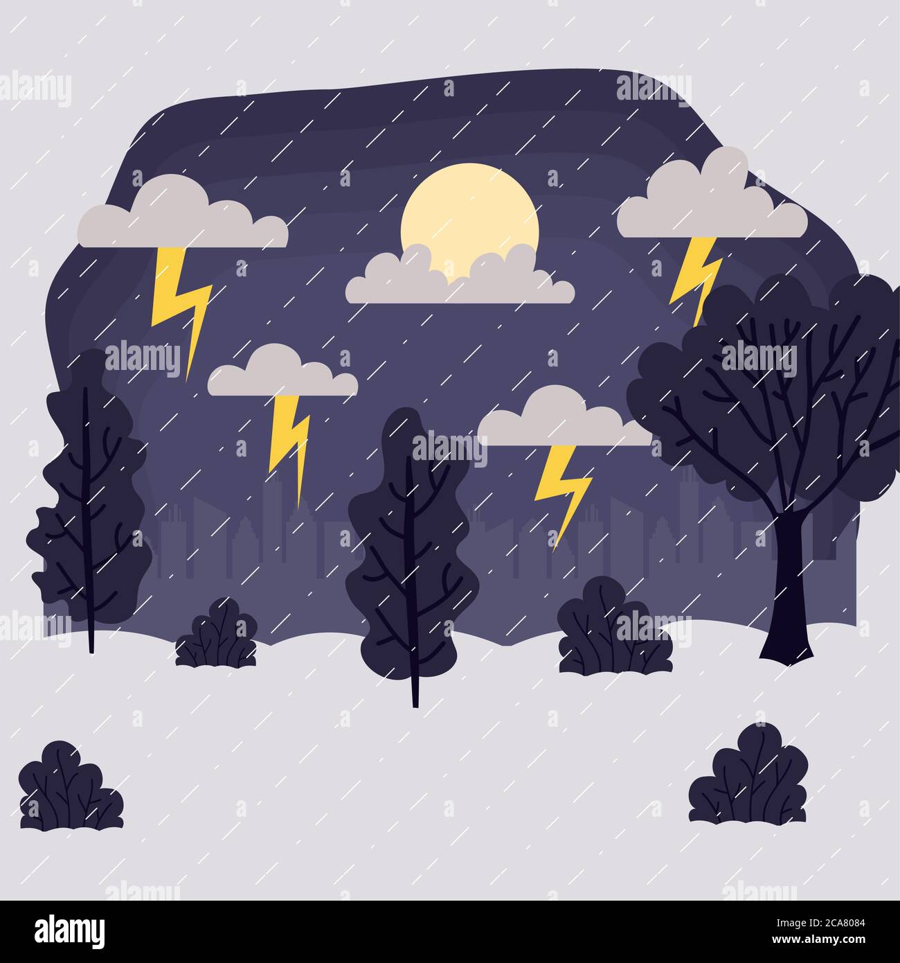 Beautiful monsoon Stock Vector Images - Alamy